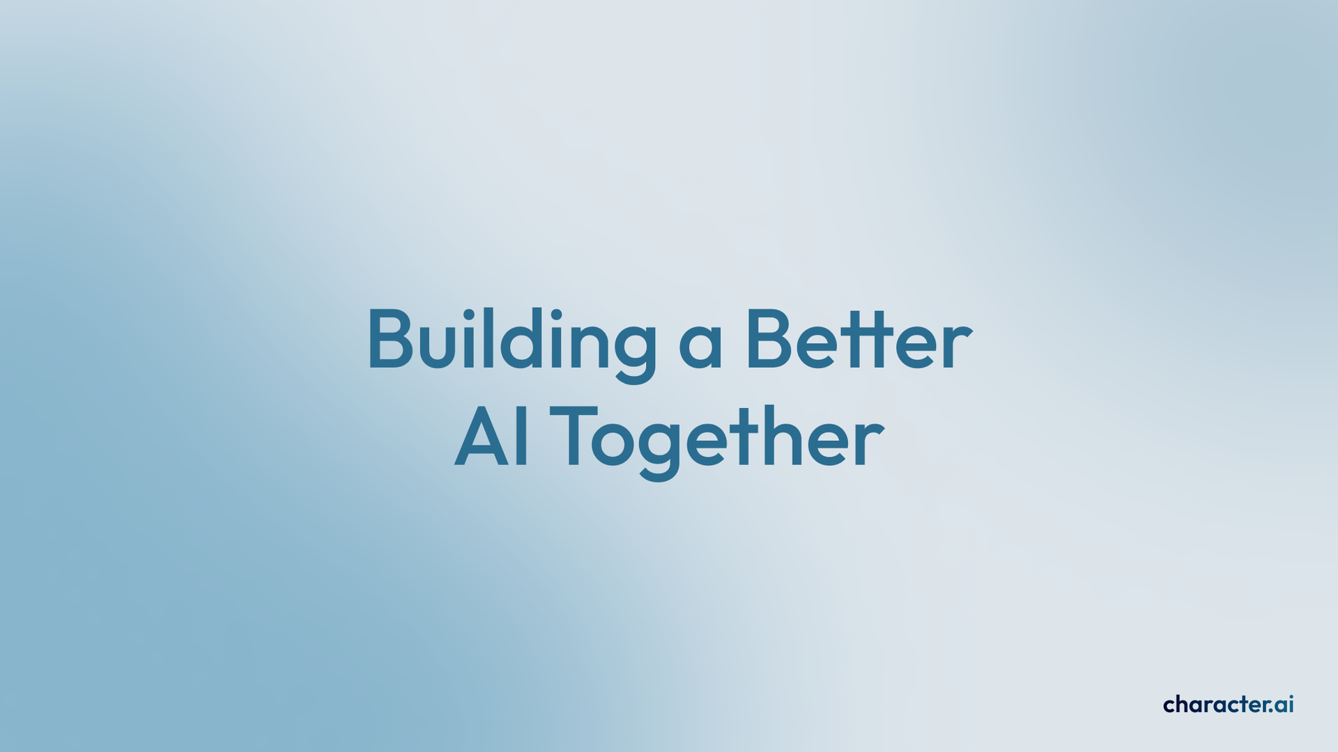 Building A Better Ai Together Your Role In Character Ai